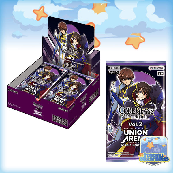 UNION ARENA CODE GEASS Lelouch of the Rebellion Vol.2 [UEX03BT] Booste ...